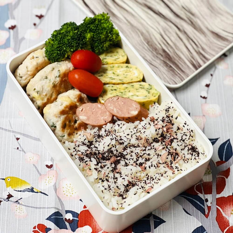 Juniper woodgrain monotone 1 tier bento box | Majime Life