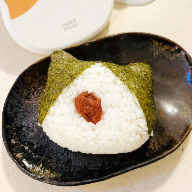 Cat onigiri bento case & mould | Make cat face onigiri