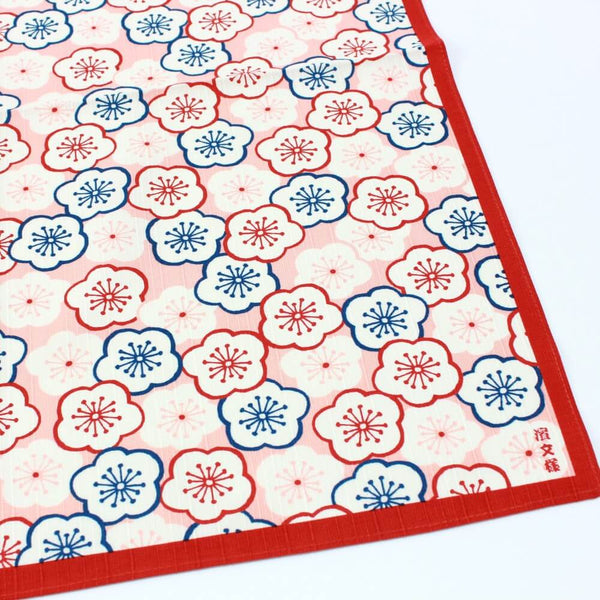 Ume zukushi furoshiki | Retro plum patterns | Made in Japan