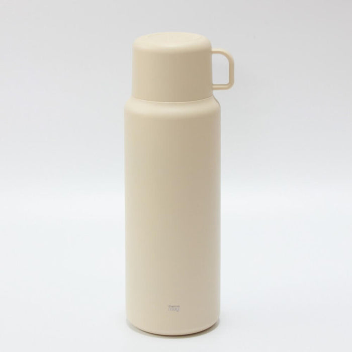 Ivory double vacuum insulated 1L drink bottle