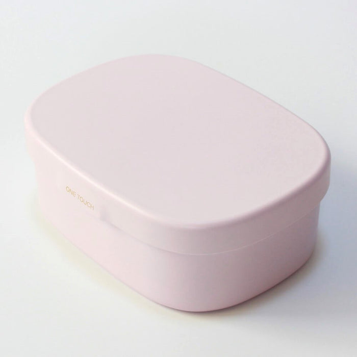 Pink 600ml 1 Tier Bento Box | Snap on latch | Made in Japan
