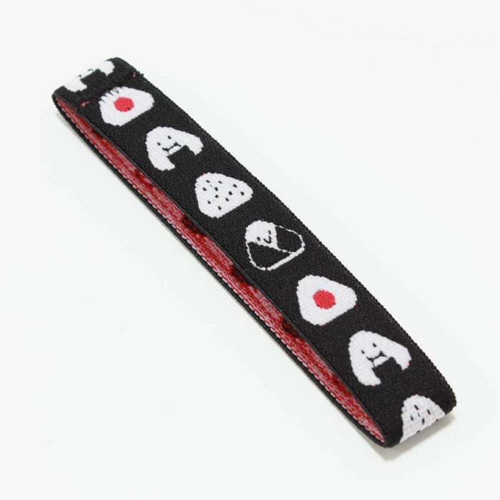 Bento elastic lunch band with onigiri patterns | 27cm