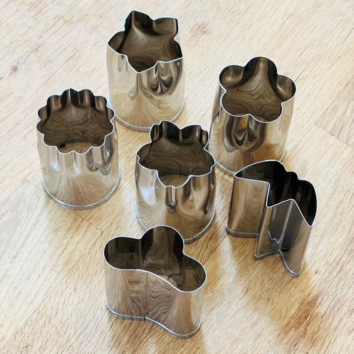 Vegetable cutter Japanese plant symbol shapes 6 piece set