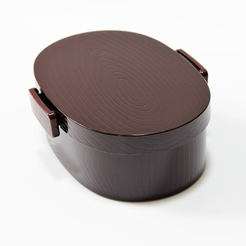 Mokume Koban Dark Brown 1 Tier Bento Box | Majime Life