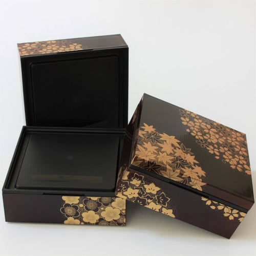 3 Tier Bento Box | Hanamaru Brown | Made in Japan